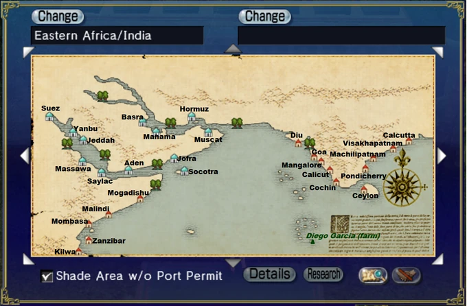 Region/East Africa India | Official Uncharted Waters Wiki | Fandom