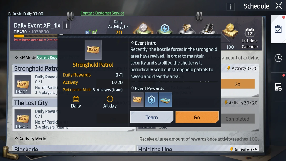 Stronghold Patrol | Undawn Wiki | Fandom