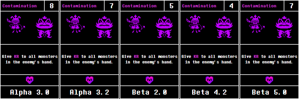 Contamination/Previous Versions | Undercards Wikia | Fandom