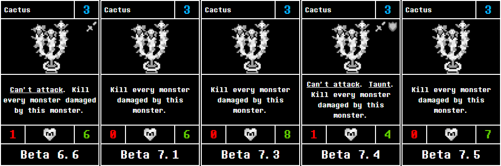 Cactus/Previous Versions | Undercards Wikia | Fandom