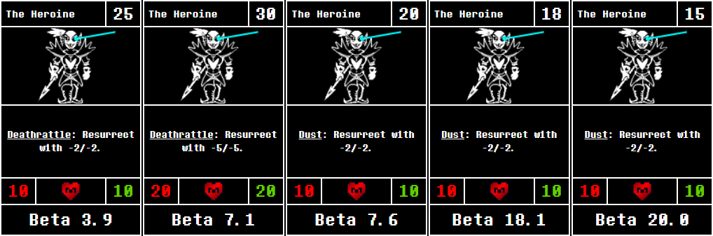 The Heroine/Previous Versions | Undercards Wikia | Fandom