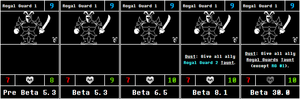 Royal Guard 1/Previous Versions | Undercards Wikia | Fandom