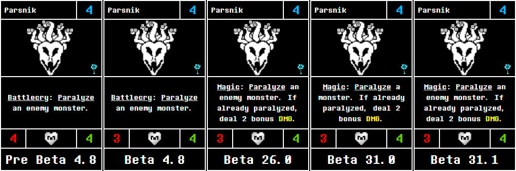 Parsnik/Previous Versions | Undercards Wikia | Fandom