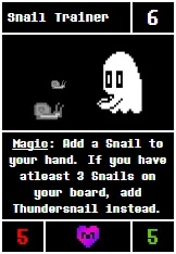 Snail Trainer/Previous Versions | Undercards Wikia | Fandom