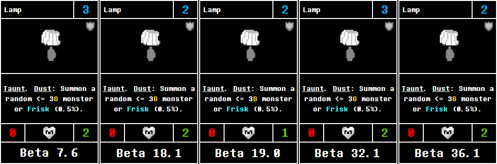 Lamp/Previous Versions | Undercards Wikia | Fandom