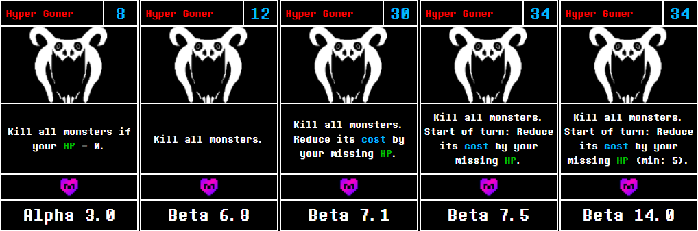 Hyper Goner/Previous Versions | Undercards Wikia | Fandom