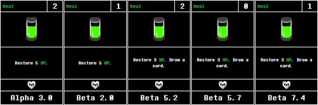 Heal/Previous Versions | Undercards Wikia | Fandom