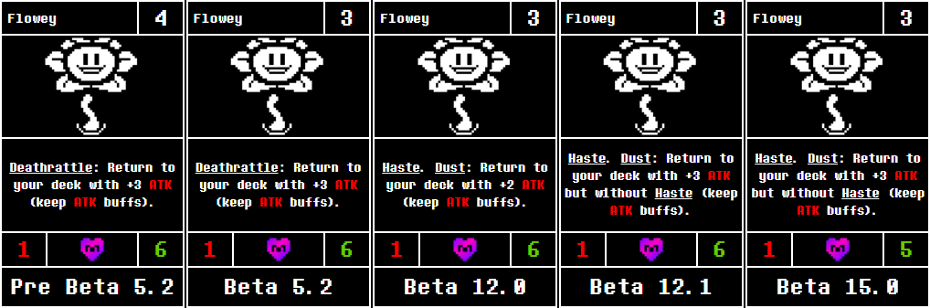 Flowey/Previous Versions | Undercards Wikia | Fandom