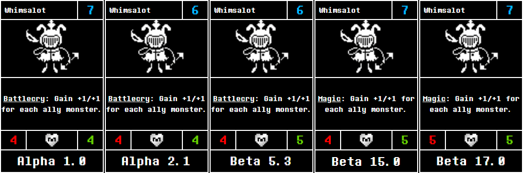 Whimsalot/Previous Versions | Undercards Wikia | Fandom