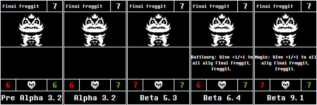 Final Froggit/Previous Versions | Undercards Wikia | Fandom