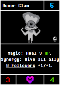 Goner Clam | Undercards Wikia | Fandom