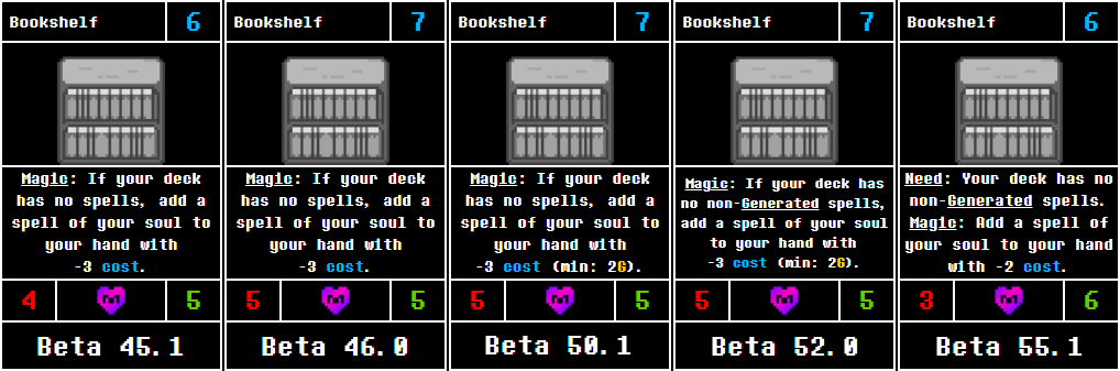 Bookshelf/Previous Versions | Undercards Wikia | Fandom