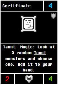 Certificate | Undercards Wikia | Fandom