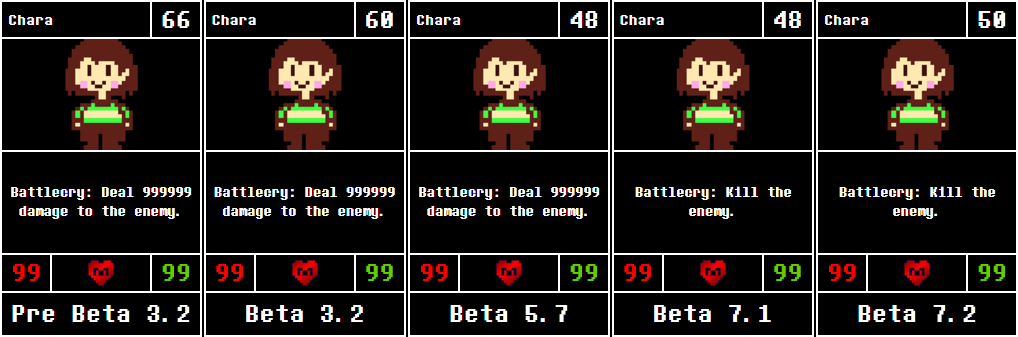Chara/Previous Versions | Undercards Wikia | Fandom