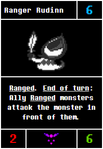 Ranger Rudinn/Previous Versions | Undercards Wikia | Fandom