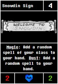 Snowdin Sign/Previous Versions | Undercards Wikia | Fandom