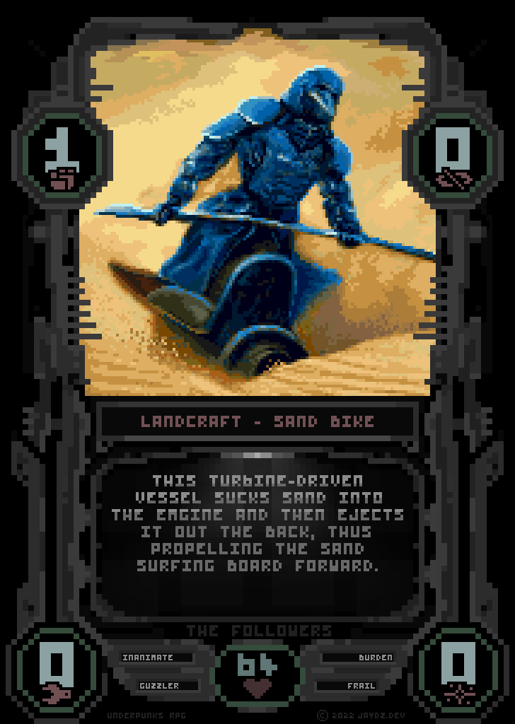 Landcraft - Sand Bike | Underpunks RPG Wiki | Fandom
