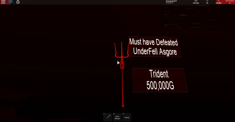Trident Undertale 3d Boss Battles Roblox Wiki Fandom