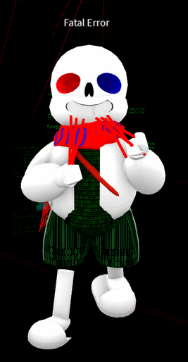 Fatal Error Sans | Undertale 3D Boss Battles - ROBLOX Wiki | Fandom