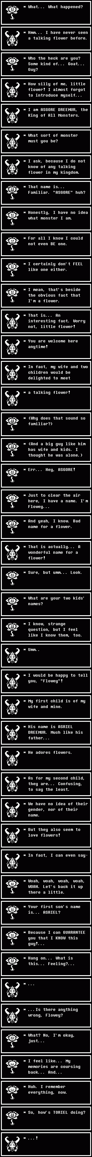 Dialogue Panel No. 2 (Season/Issue 1) | Undertale: A Certain Flower’s ...