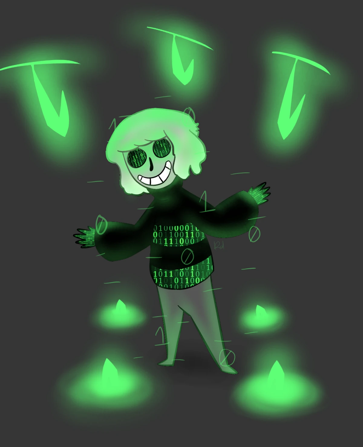 Hacker!Frisk | Undertale AU Characters Haven Wiki | Fandom