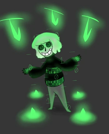 Hacker!Frisk | Undertale AU Characters Haven Wiki | Fandom