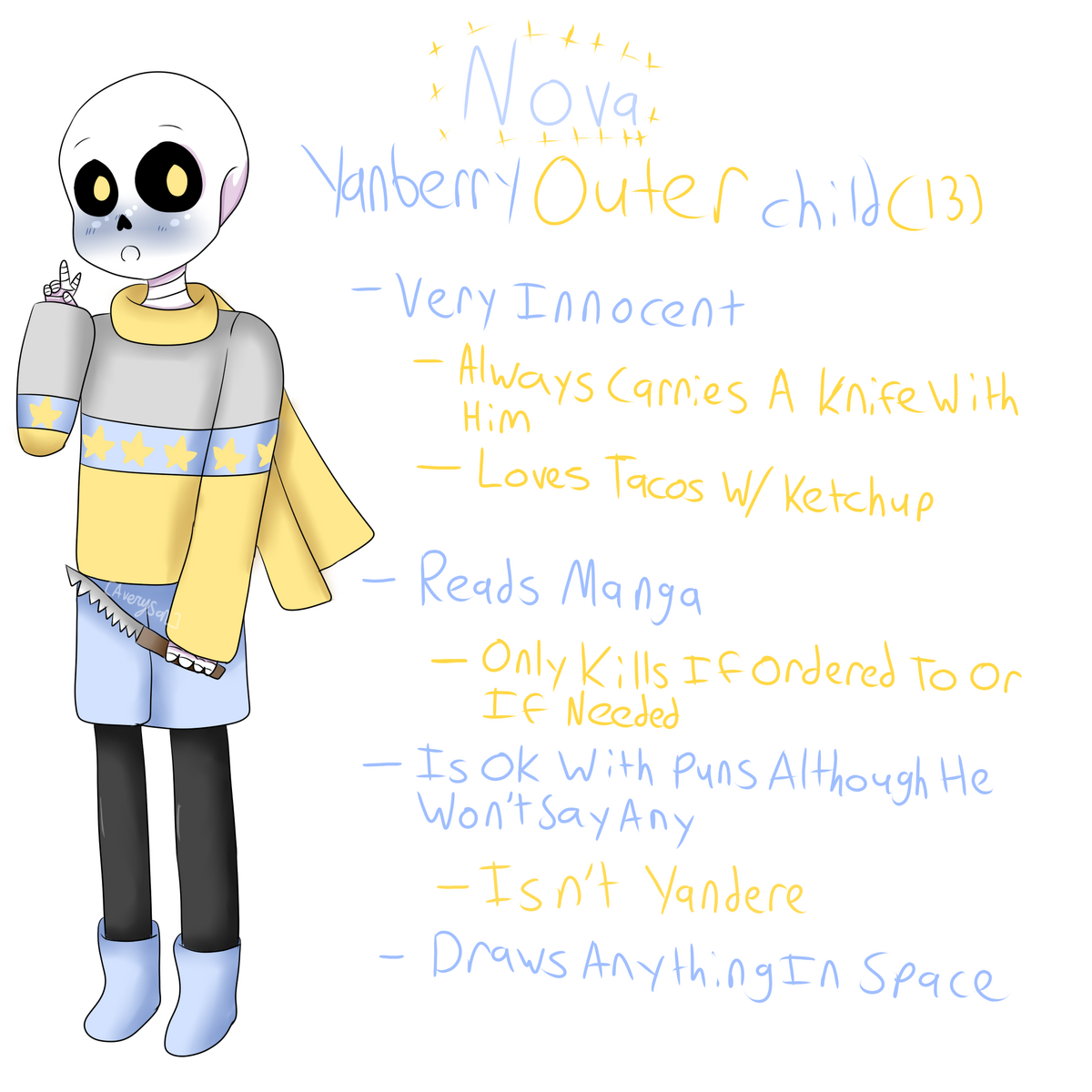 Nova | Undertale AU Offspring Wiki | Fandom