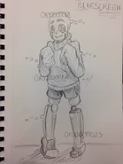 Bluescreen | Undertale AU Offspring Wiki | Fandom