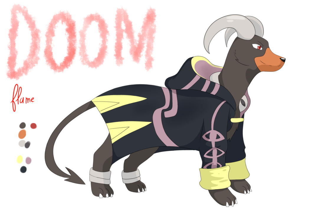 DoomFlame Munitalp | Undertale AU Offspring Wiki | Fandom