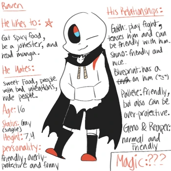 Raven | Undertale AU Offspring Wiki | Fandom