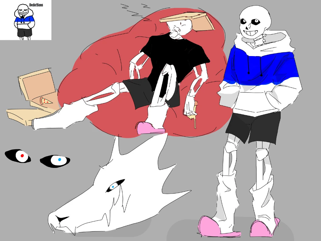 Dedo!Sans | Wiki Undertale AU VN | Fandom