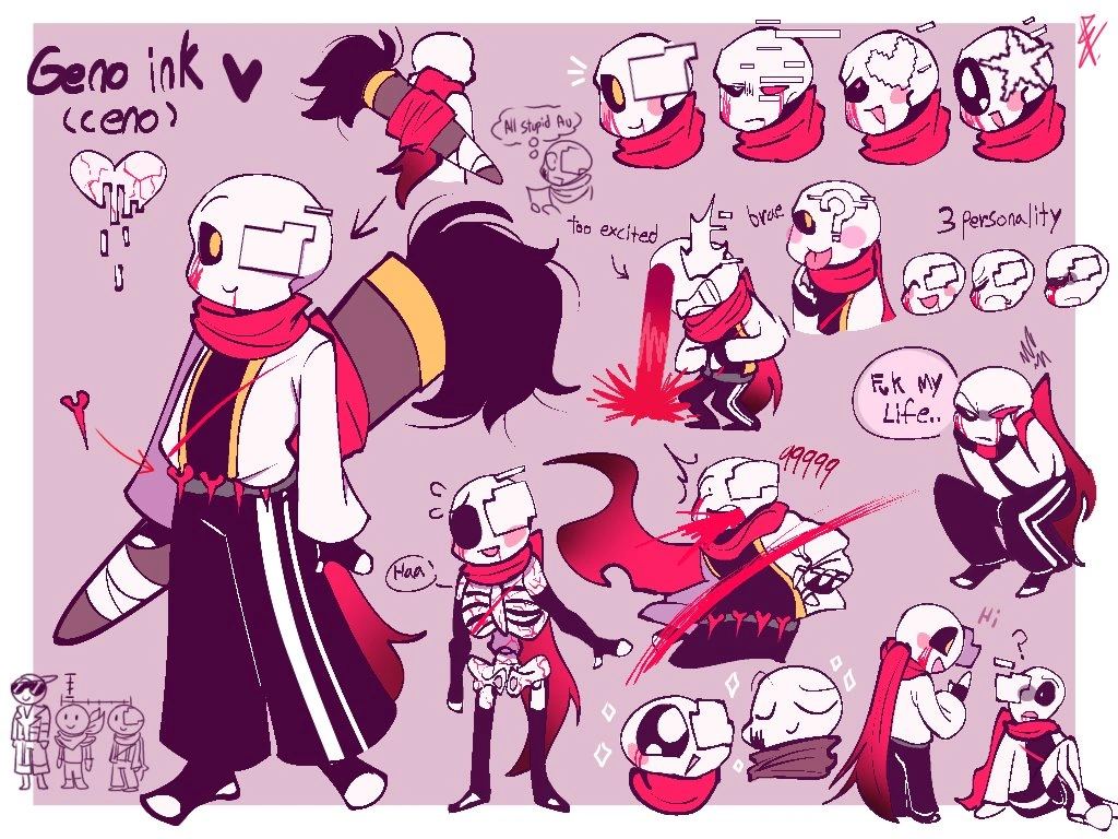 Geno!Ink | Undertale AU Вики | Fandom