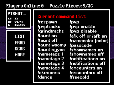 Commands (Classic Multiplayer) | DONTFORGET Wiki | Fandom