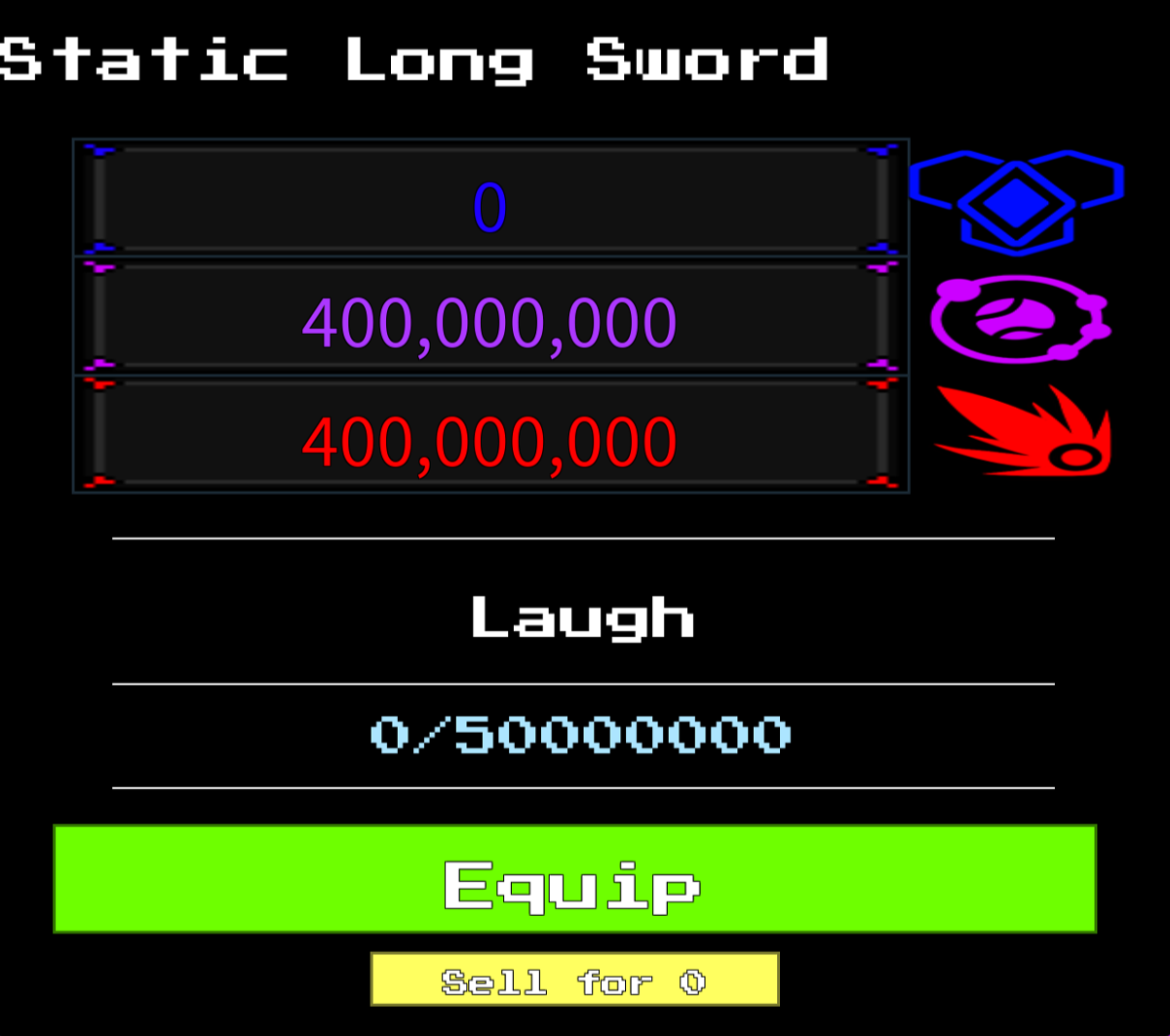Static Long Sword | Undertale Dungeon Alive Wiki | Fandom