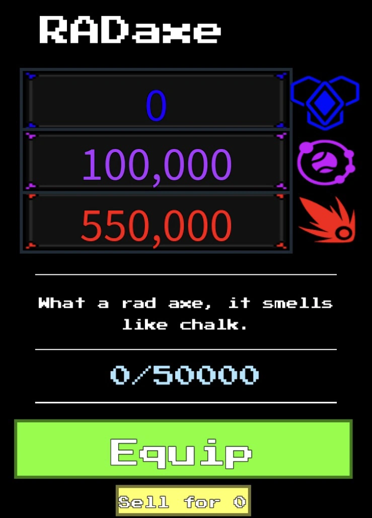 RADaxe | Undertale Dungeon Alive Wiki | Fandom