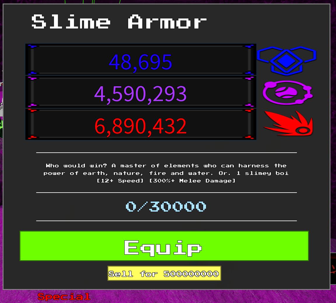 Slime Armor Undertale Dungeons Alive Official Wiki Fandom