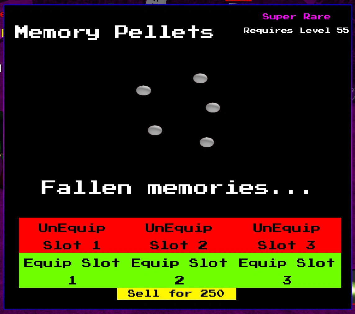 Memory Pellets | Undertale Dungeons: Alive Official Wiki | Fandom