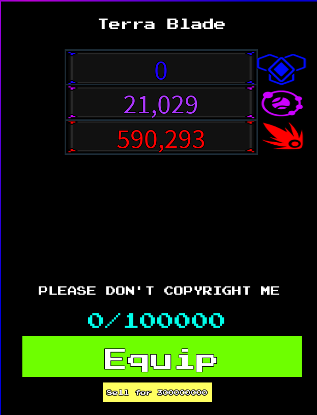 Terra blade | Undertale Dungeons: Alive Official Wiki | Fandom