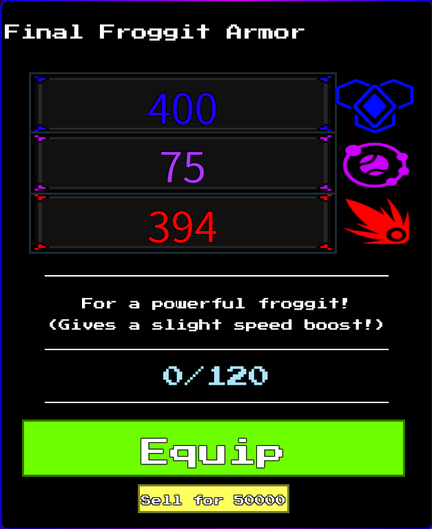 Final Froggit Armor | Undertale Dungeons: Alive Official Wiki | Fandom