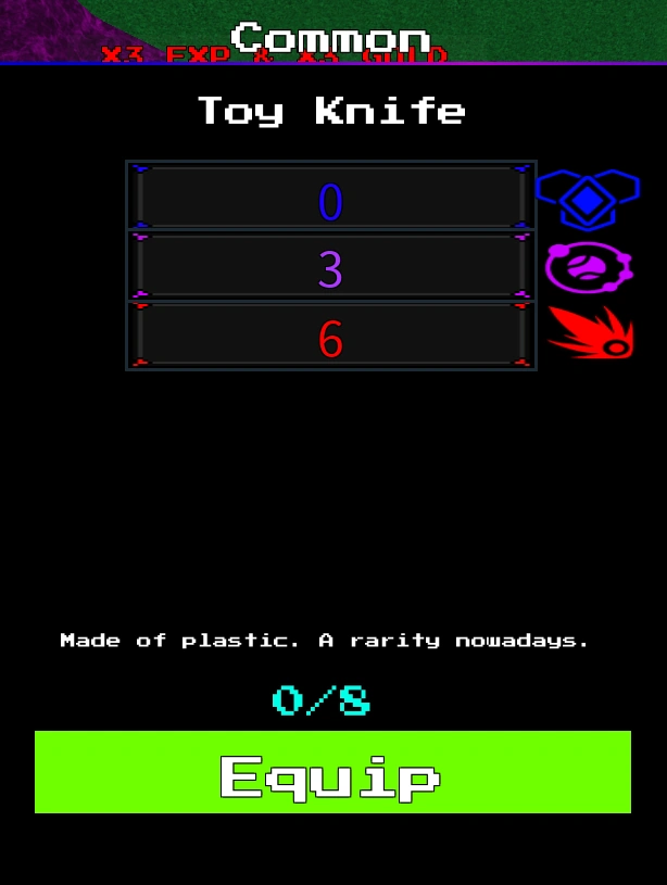 Toy knife | Undertale Dungeons: Alive Official Wiki | Fandom