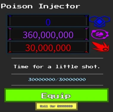 Poison Battle Injector | Undertale Dungeons: Alive Official Wiki | Fandom