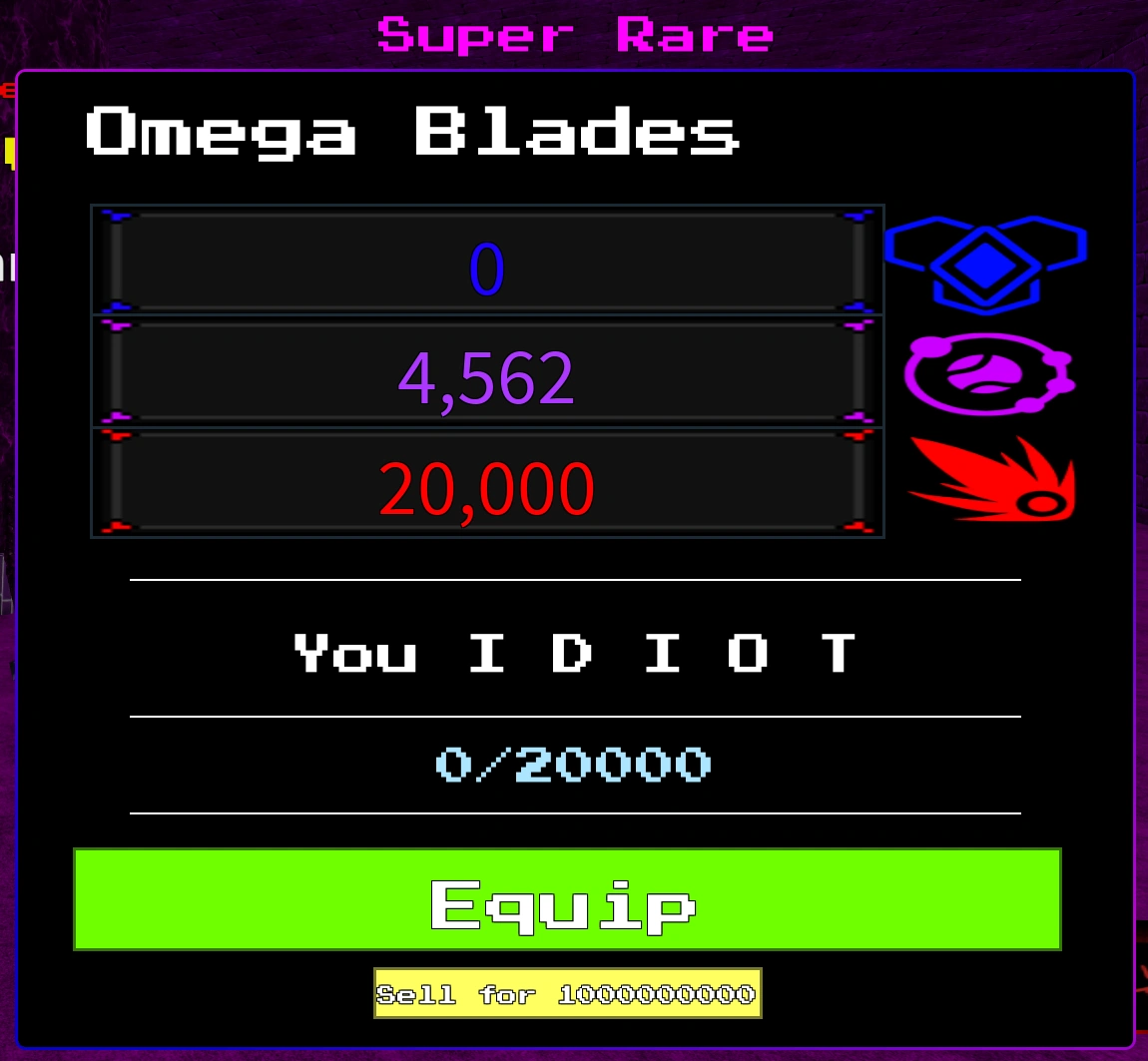 Omega Blades | Undertale Dungeons: Alive Official Wiki | Fandom