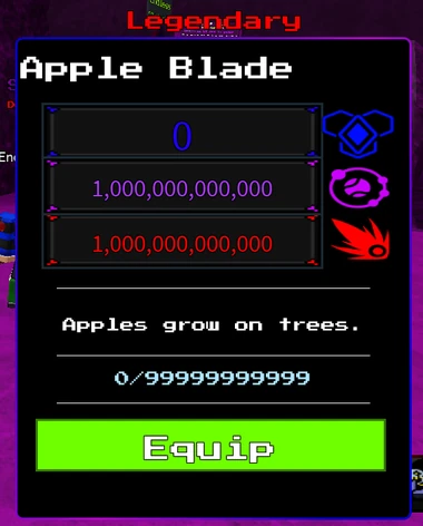 Apple Blade | Undertale Dungeons: Alive Official Wiki | Fandom