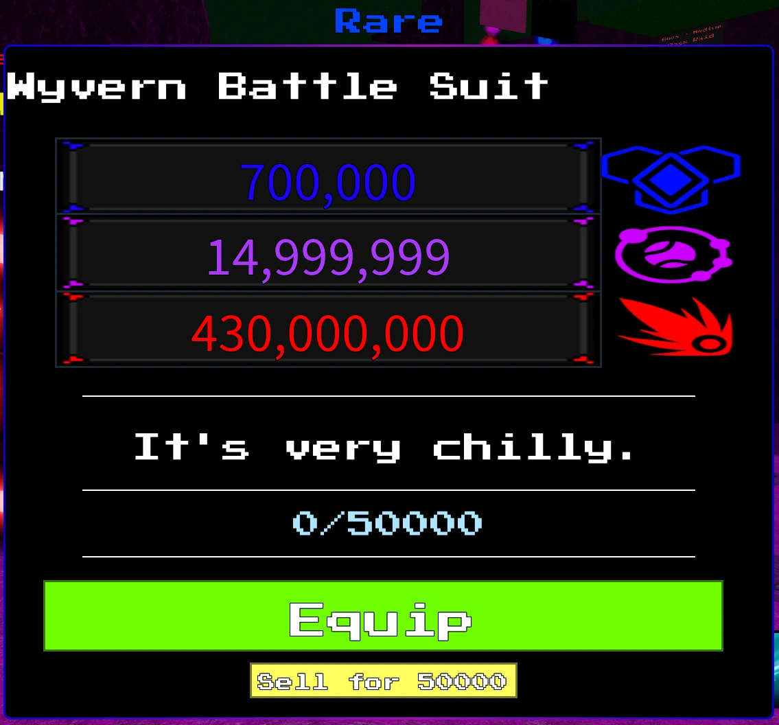 Wyvern Battle Suit | Undertale Dungeons: Alive Official Wiki | Fandom