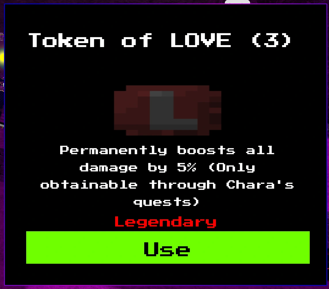 Token of LOVE | Undertale Dungeons: Alive Official Wiki | Fandom