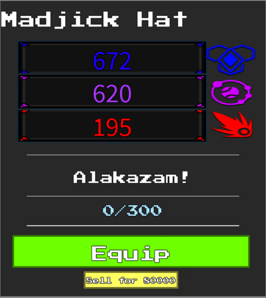 Madjick Hat | Undertale Dungeons: Alive Official Wiki | Fandom