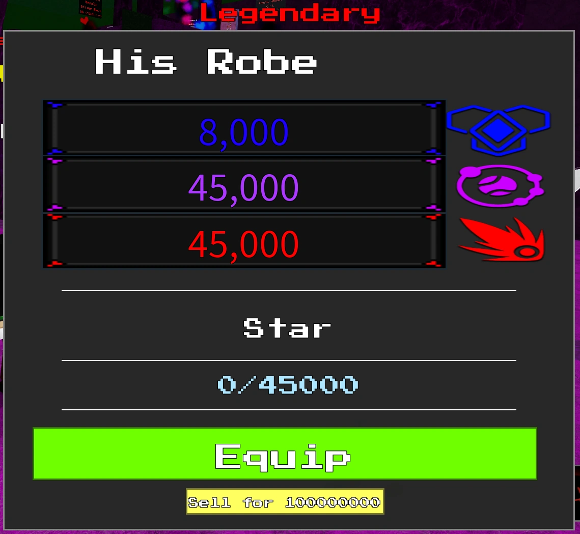 His Robe | Undertale Dungeons: Alive Official Wiki | Fandom