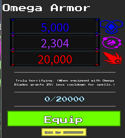 Omega Armor | Undertale Dungeons: Alive Official Wiki | Fandom