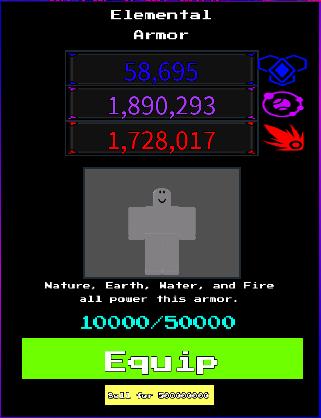 Elemental Armor | Undertale Dungeons: Alive Official Wiki | Fandom