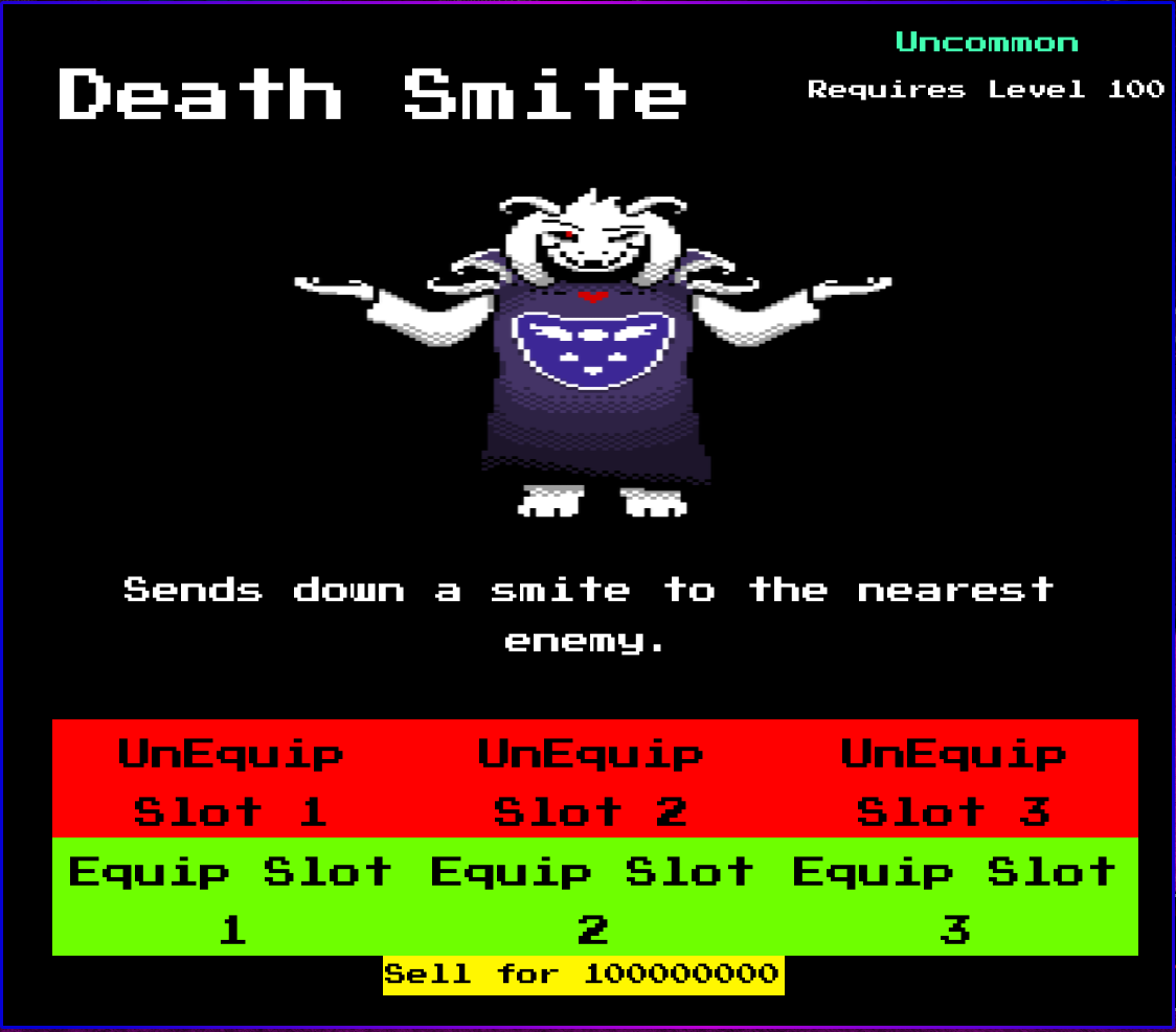 Death Smite | Undertale Dungeons: Alive Official Wiki | Fandom